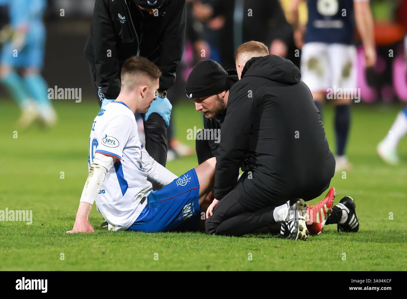 Dens Park, Dundee, UK. 29th Mar, 2025. Scottish Premiership Football ...