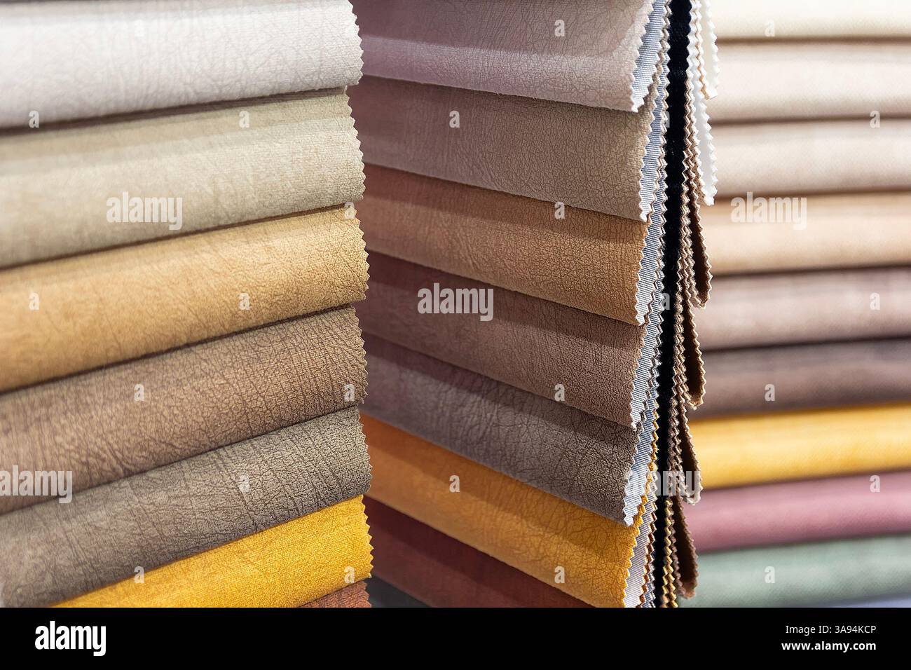 Upholstery fabric samples. Fabric for a furniture upholstery. Textile ...