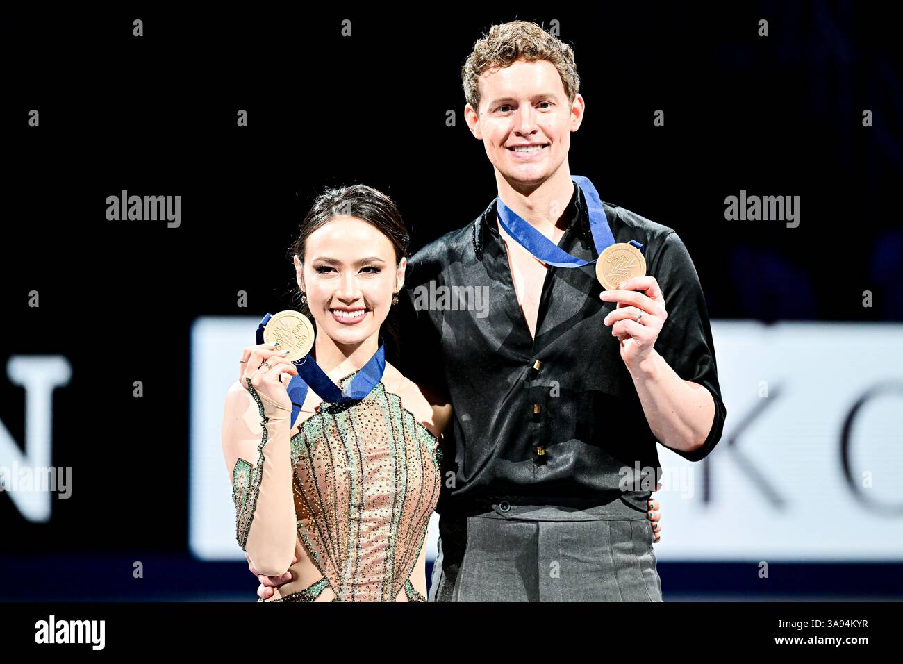 Ice Dance Awards, Madison CHOCK & Evan BATES (USA) first place, during ...