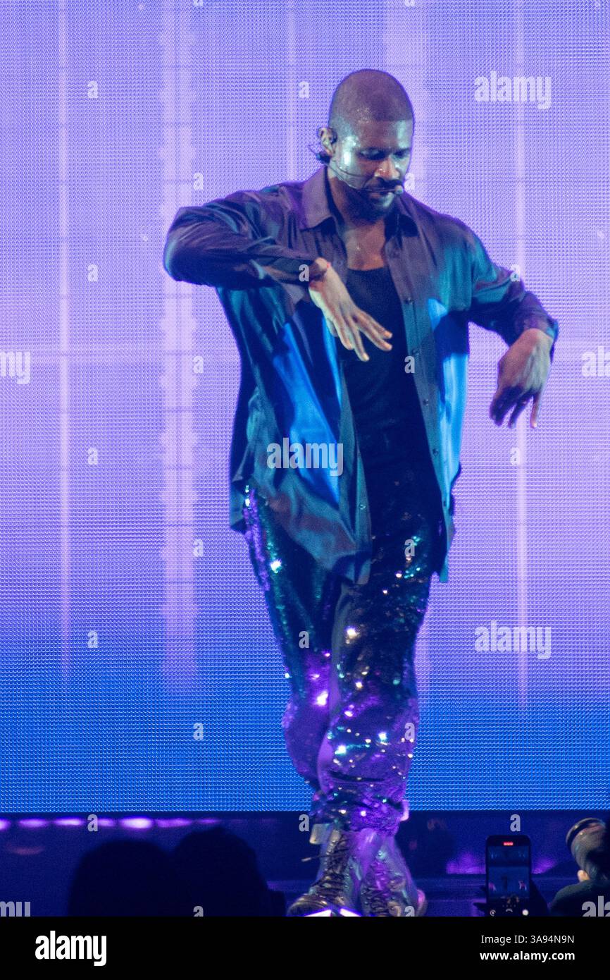 London, UK. 29 Mar 2025. American singer-songwriter Usher (born Usher ...