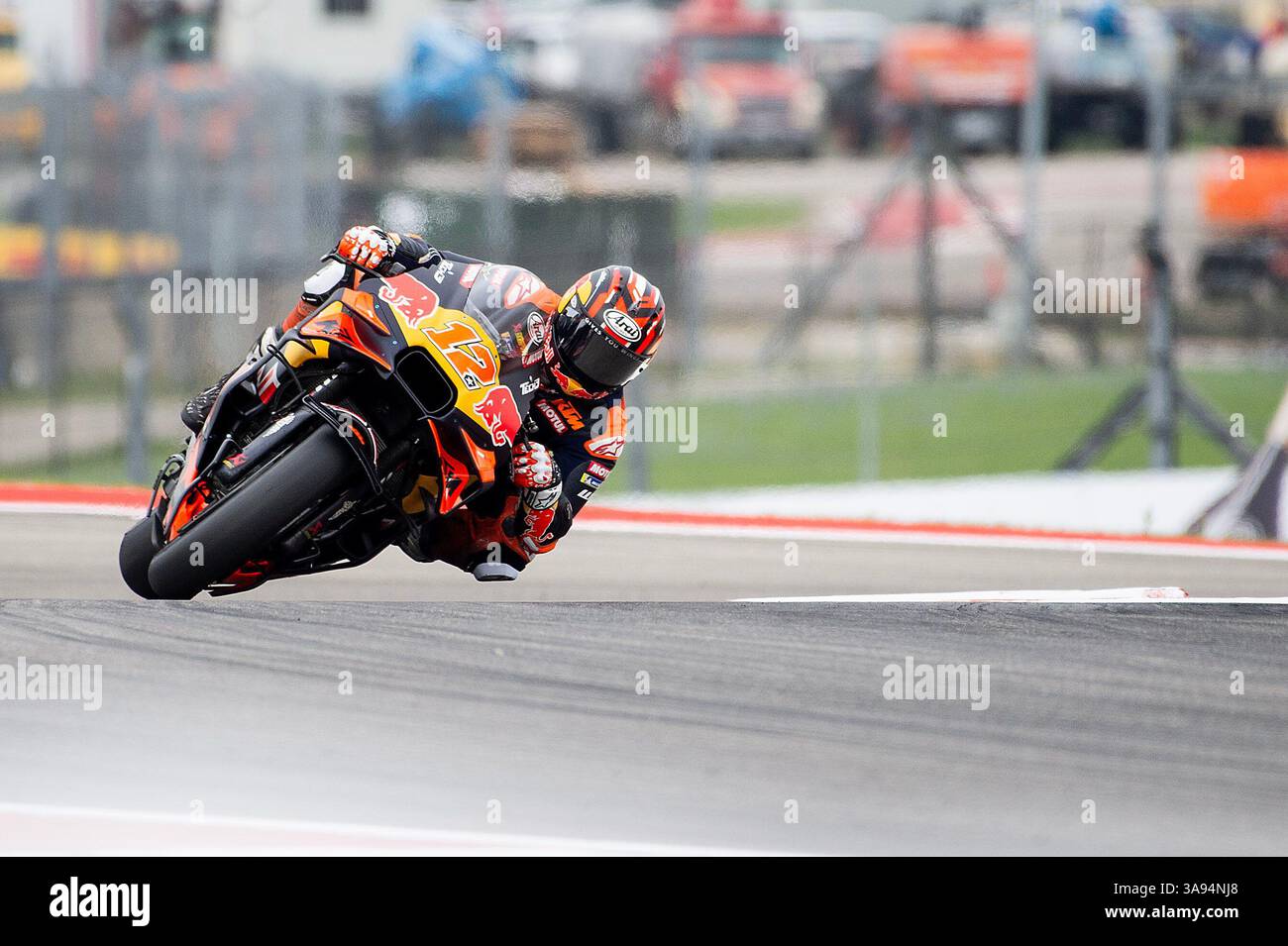 The Americas. 29th Mar, 2025. Maverick Vinales (12) with Red Bull KTM ...
