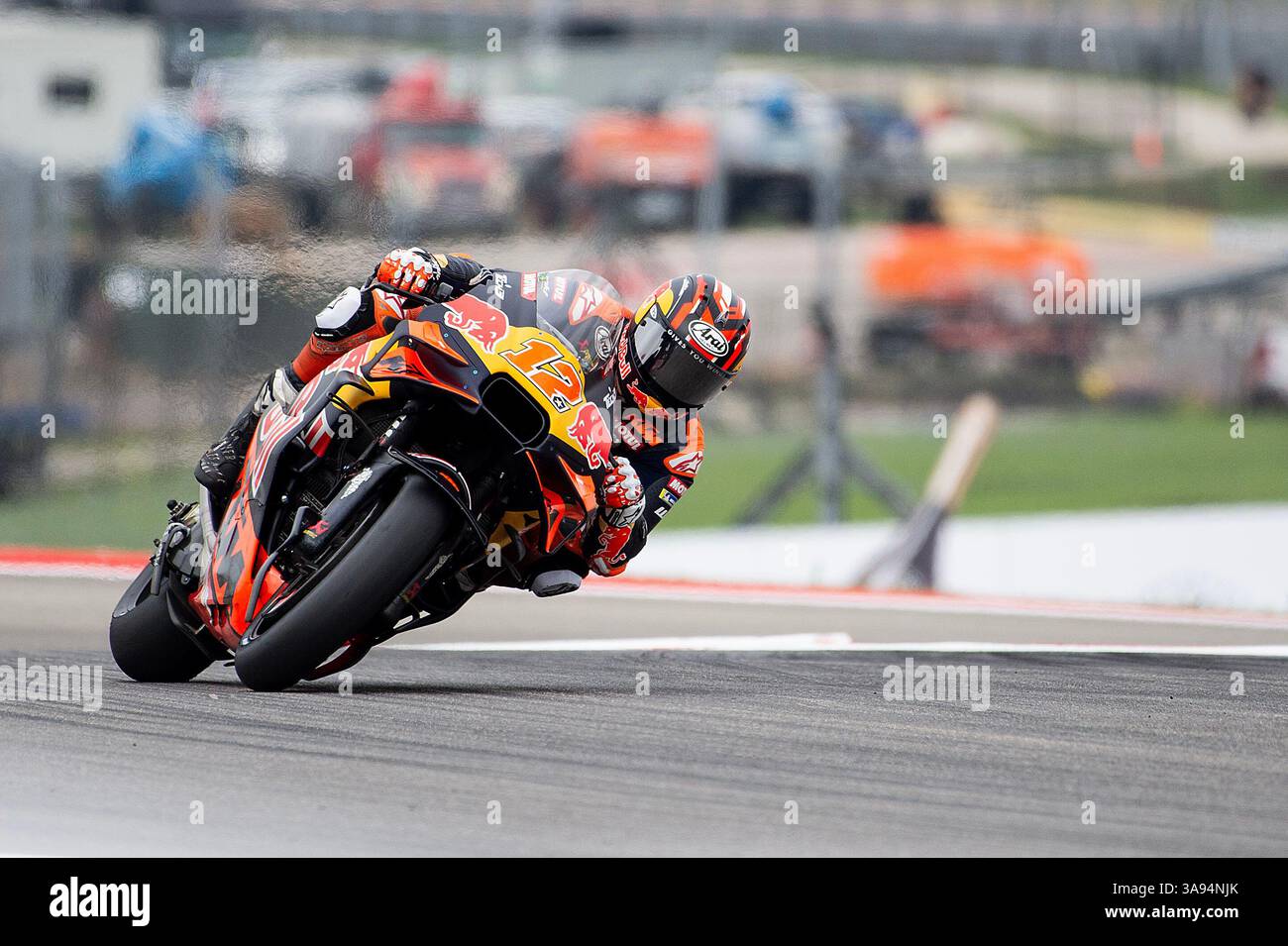 The Americas. 29th Mar, 2025. Maverick Vinales (12) with Red Bull KTM ...