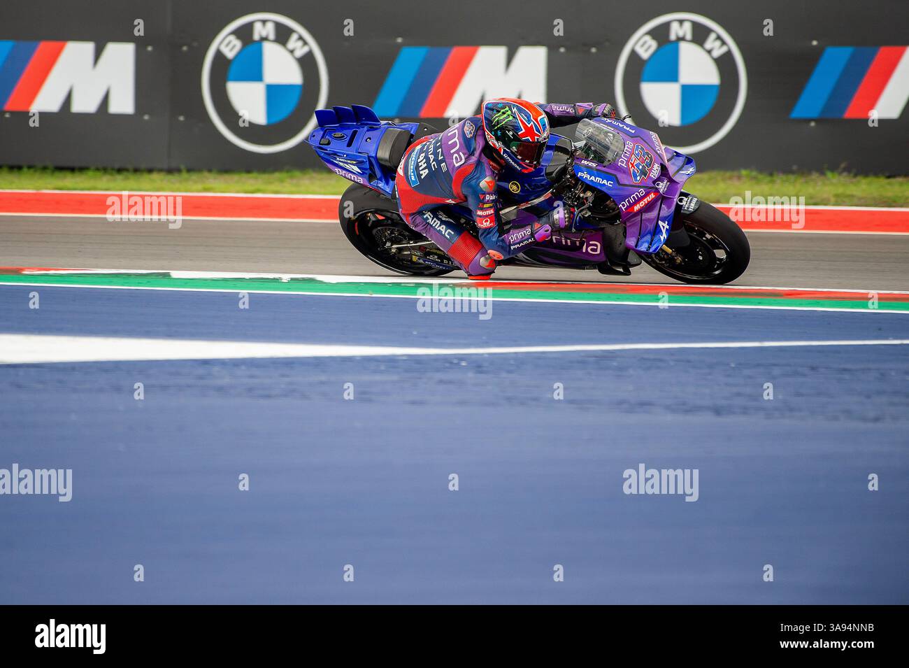 The Americas. 29th Mar, 2025. Jack Miller (43) with Prima Pramac Yamaha ...