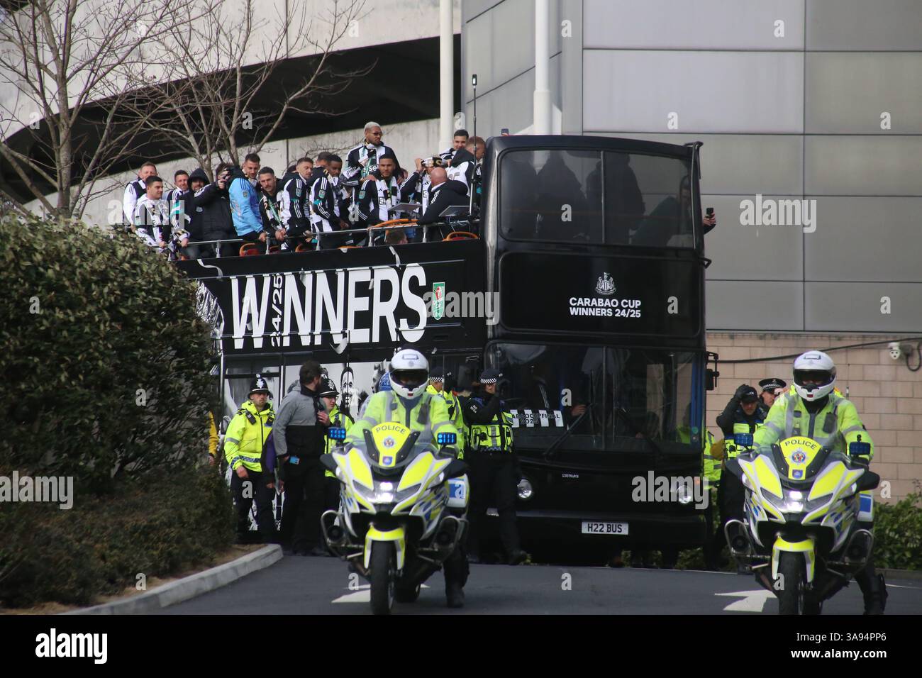 Newcastle United Players Open-Top Bus Parade Celebrations, Newcastle ...