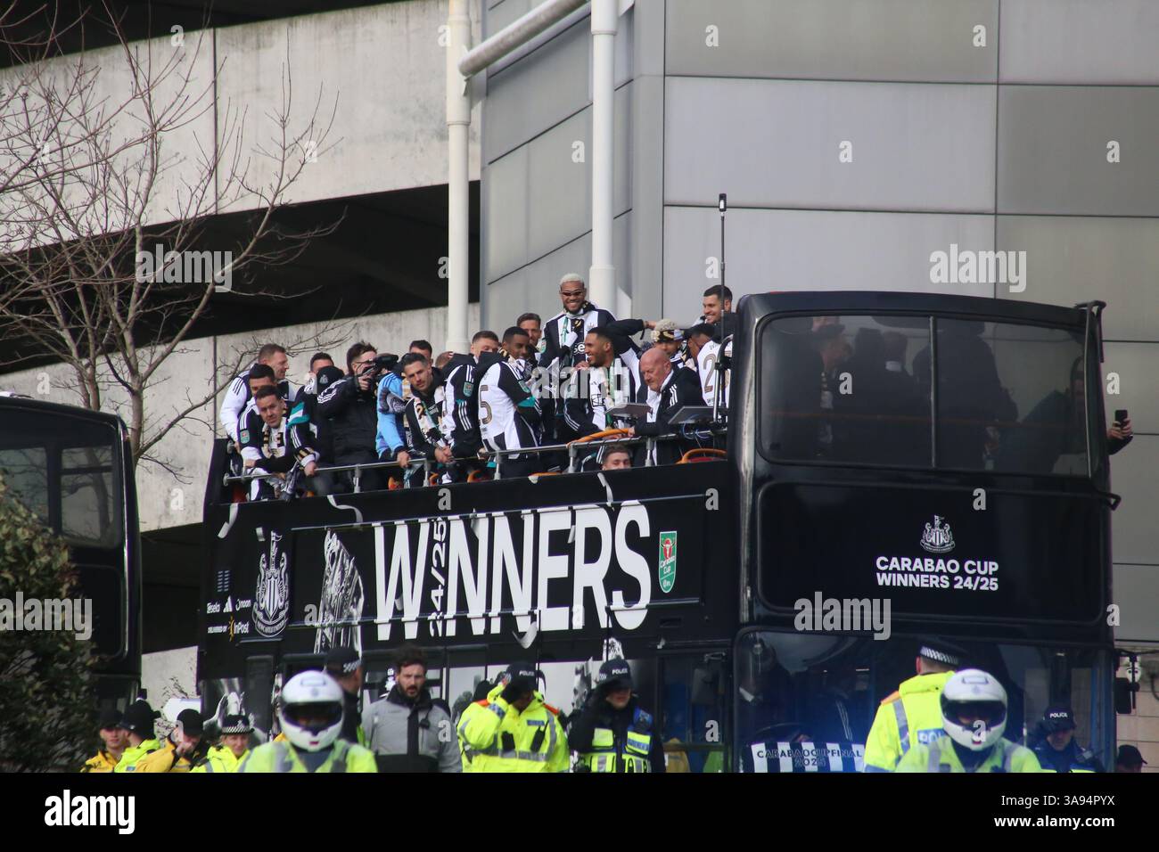 Newcastle United Players Open-Top Bus Parade Celebrations, Newcastle ...