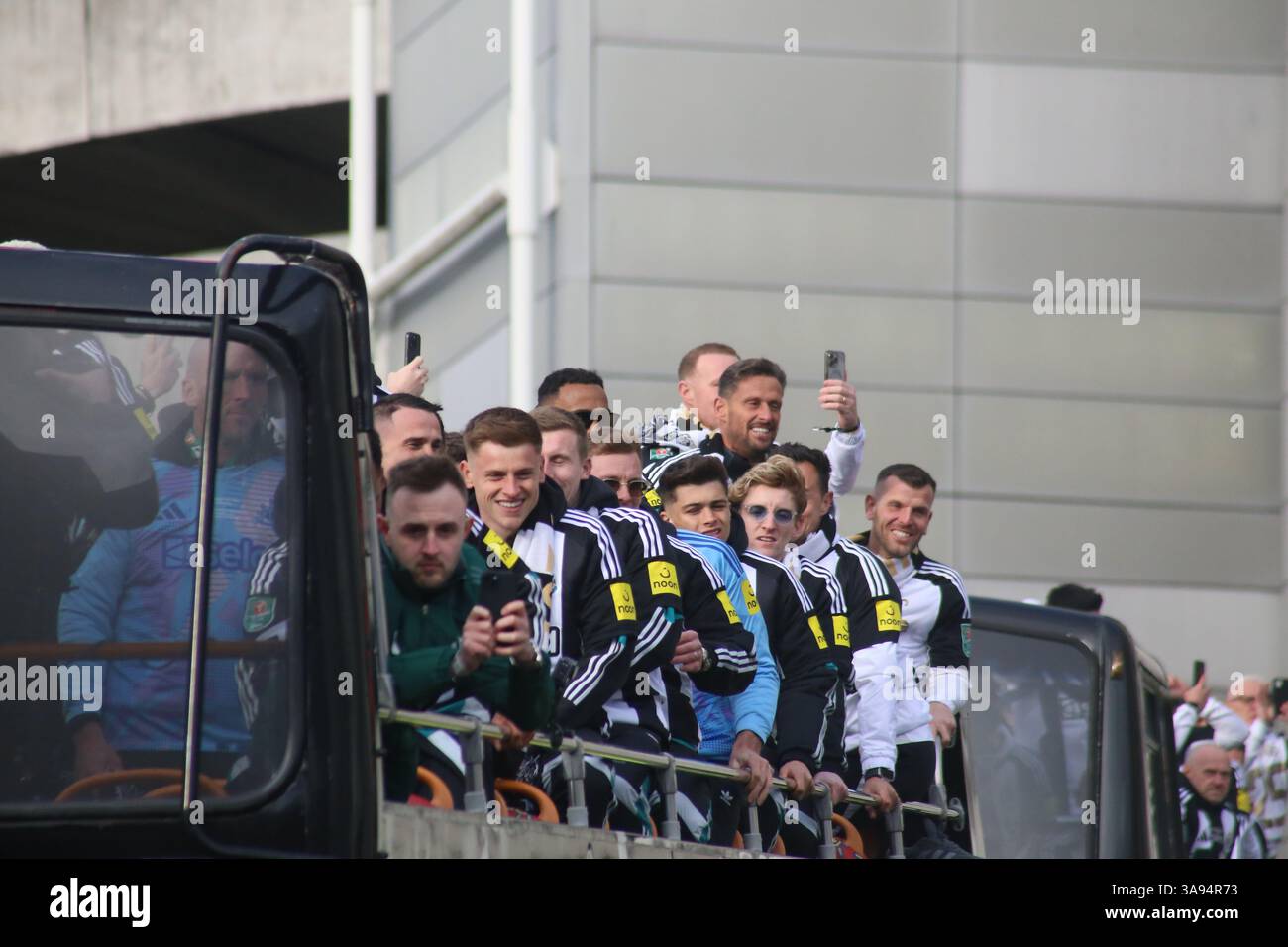 Newcastle United Players Open-Top Bus Parade Celebrations, Newcastle ...