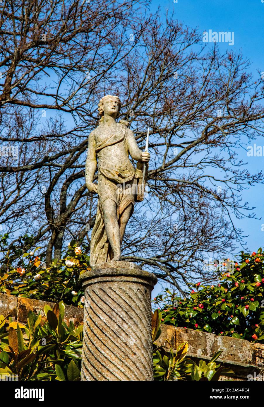 Italian Garden Statue, Hever Castle & Gardens, Hever, Kent, England ...