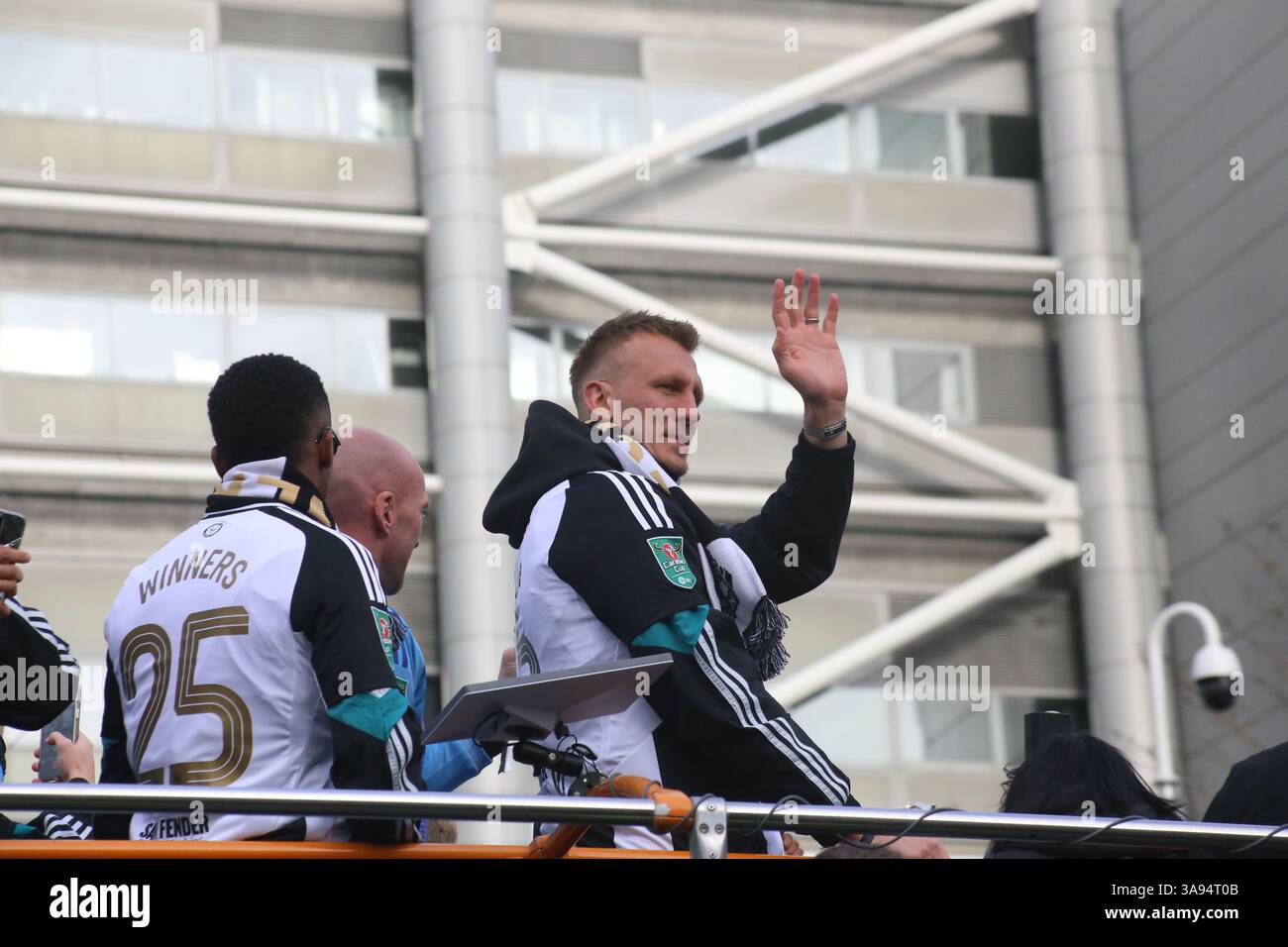 Newcastle United Players Open-Top Bus Parade Celebrations, Newcastle ...