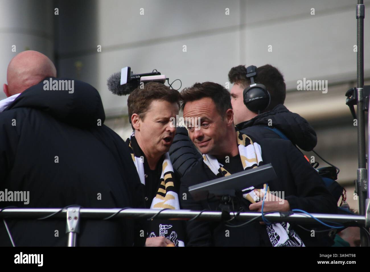 Newcastle United Players Open-Top Bus Parade Celebrations, Newcastle ...