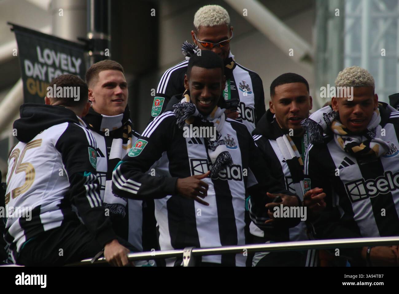 Newcastle United Players Open-Top Bus Parade Celebrations, Newcastle ...