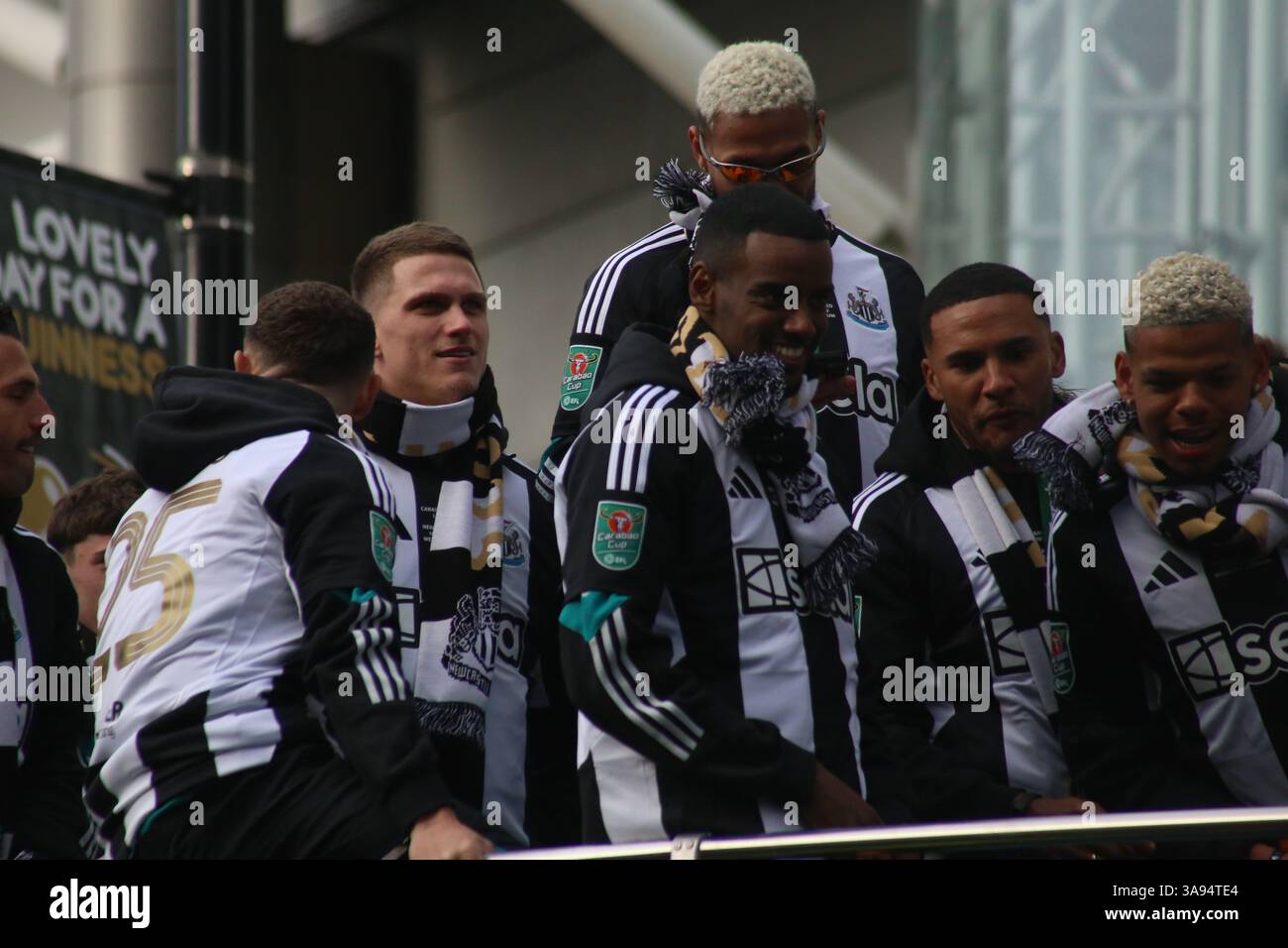 Newcastle United Players Open-Top Bus Parade Celebrations, Newcastle ...
