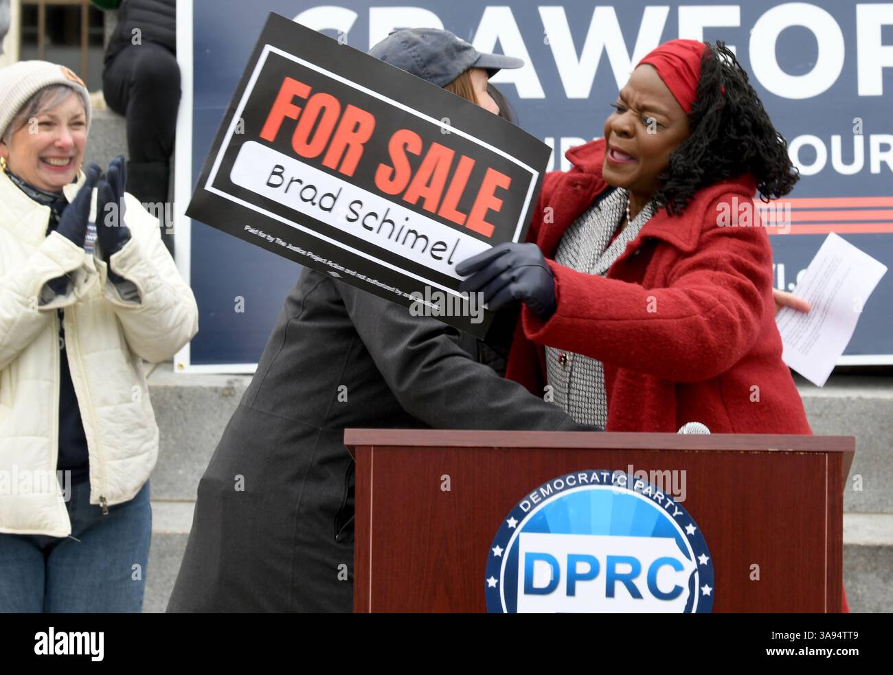 Racine, Wisconsin, USA. 29th Mar, 2025. Wisconsin Assembly Minority ...
