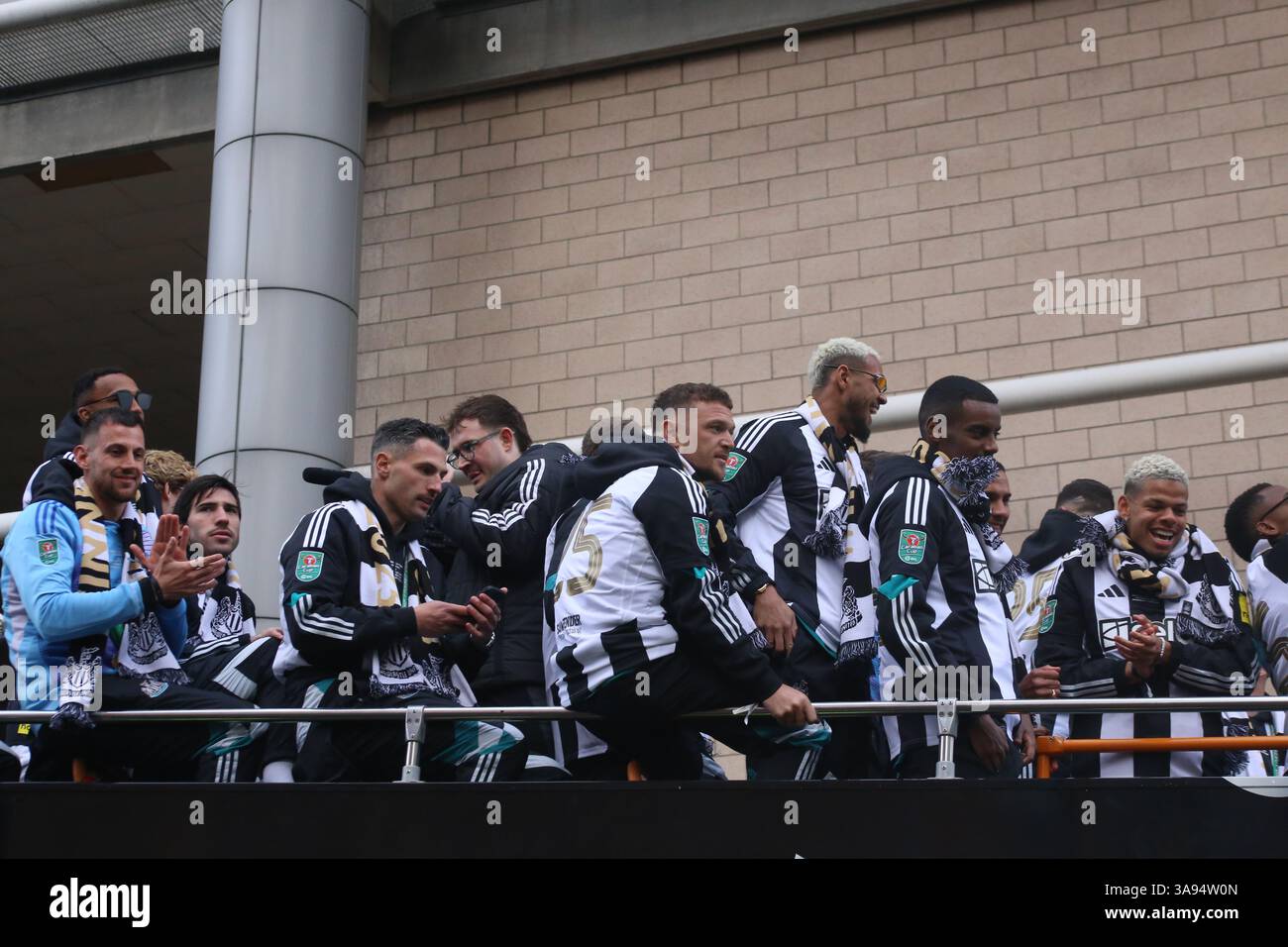 Newcastle United Players Open-Top Bus Parade Celebrations, Newcastle ...