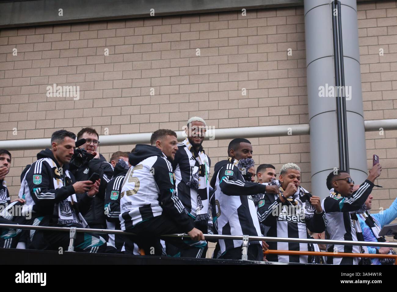 Newcastle United Players Open-Top Bus Parade Celebrations, Newcastle ...