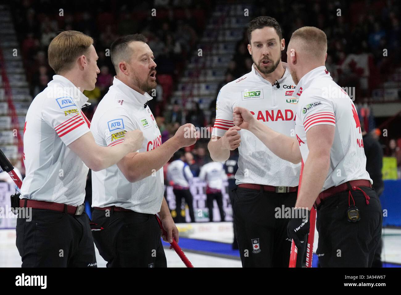 Canada's, from left, Marc Kennedy, Ben Hebert, Brett Gallant and Brad ...