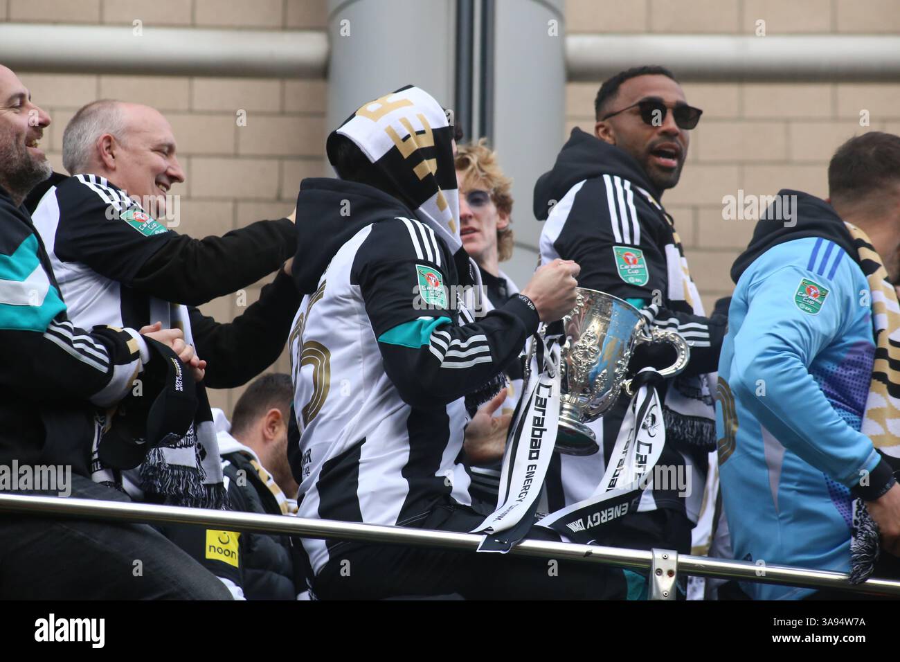 Newcastle United Players Open-Top Bus Parade Celebrations, Newcastle ...