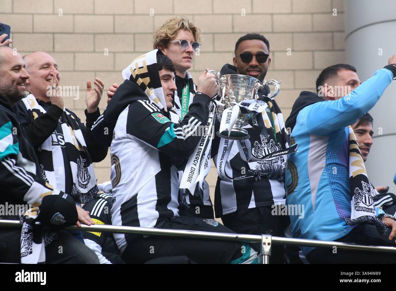 Newcastle United Players Open-Top Bus Parade Celebrations, Newcastle ...