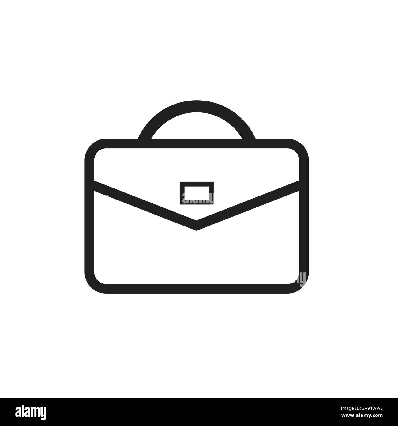 Flat briefcase icon symbol vector Illustration Stock Vector Image & Art ...
