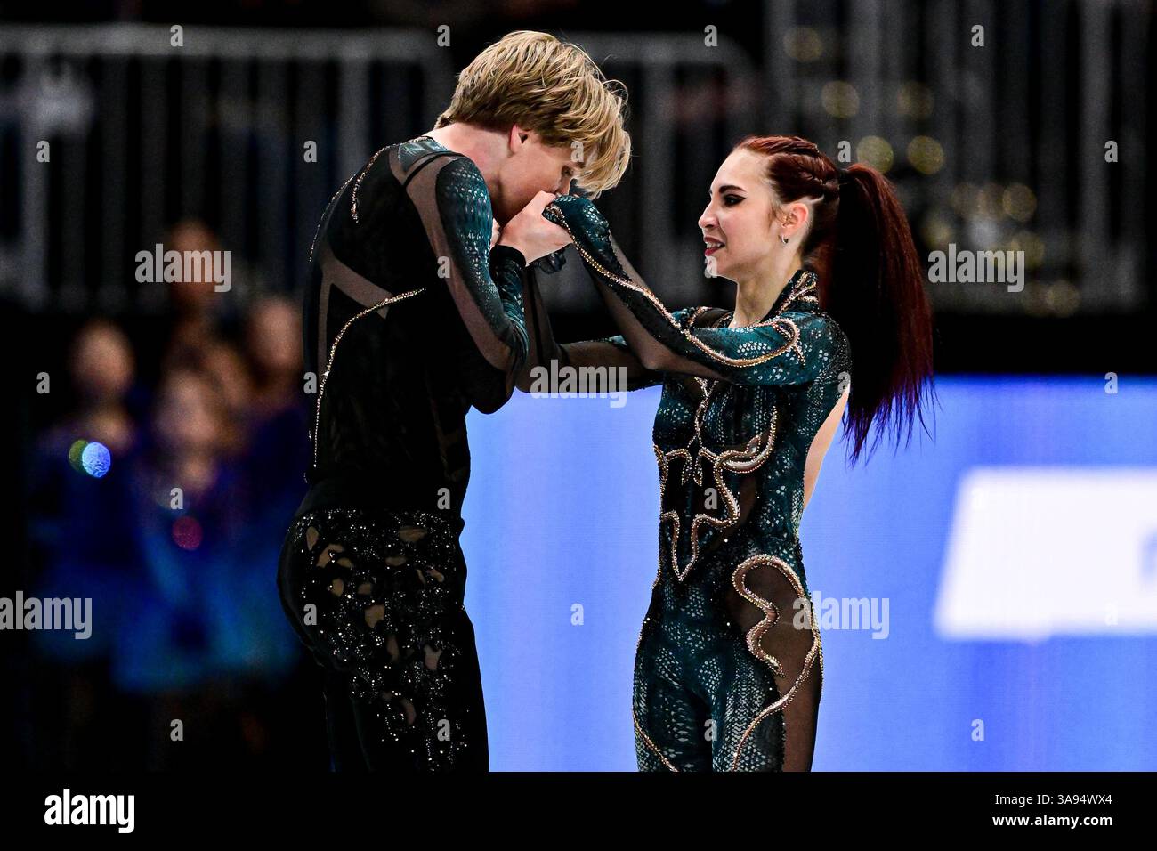 Boston, USA. 29th Mar 2025. Diana DAVIS & Gleb SMOLKIN (GEO), during ...