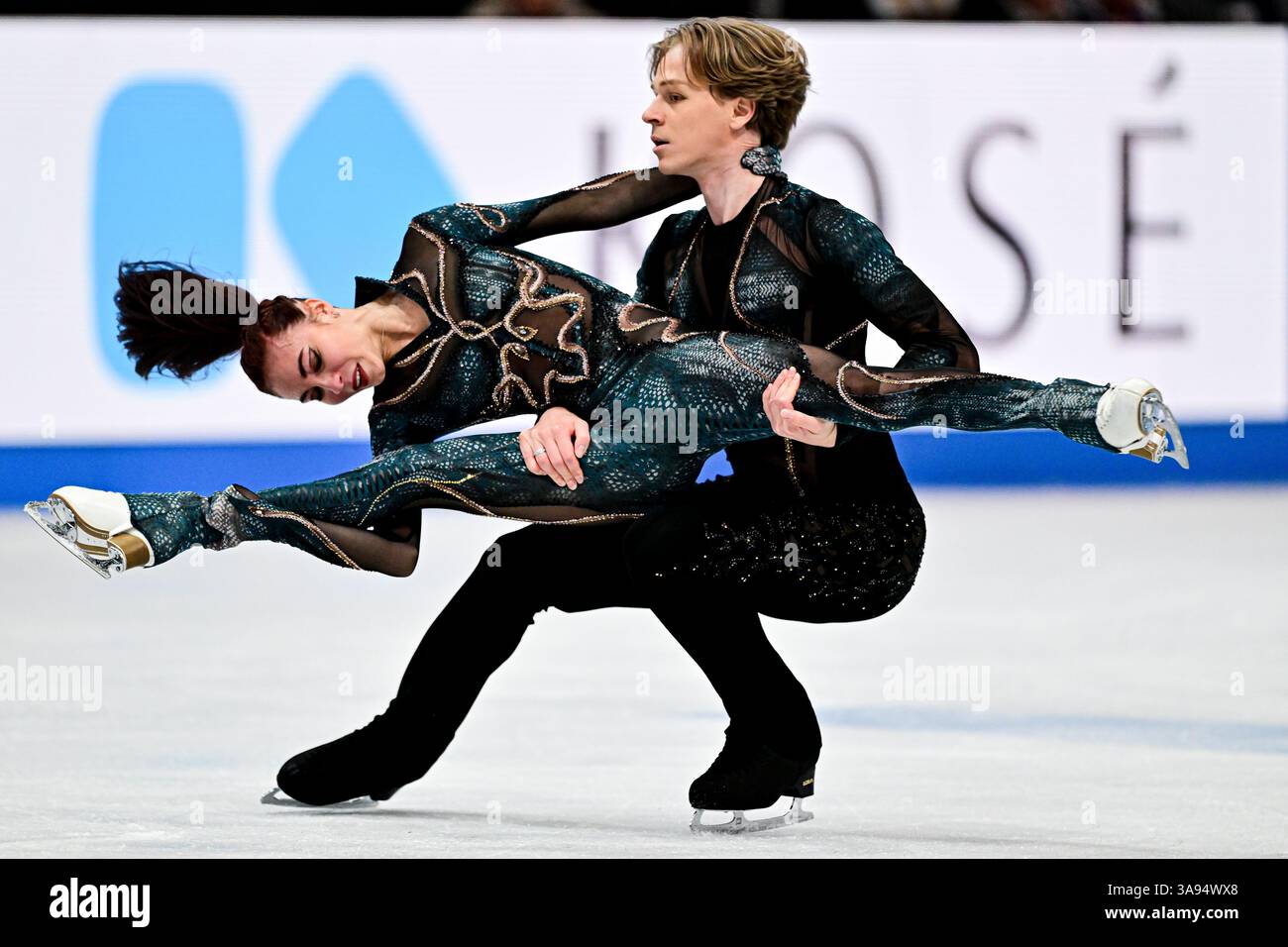 Boston, USA. 29th Mar 2025. Diana DAVIS & Gleb SMOLKIN (GEO), during ...