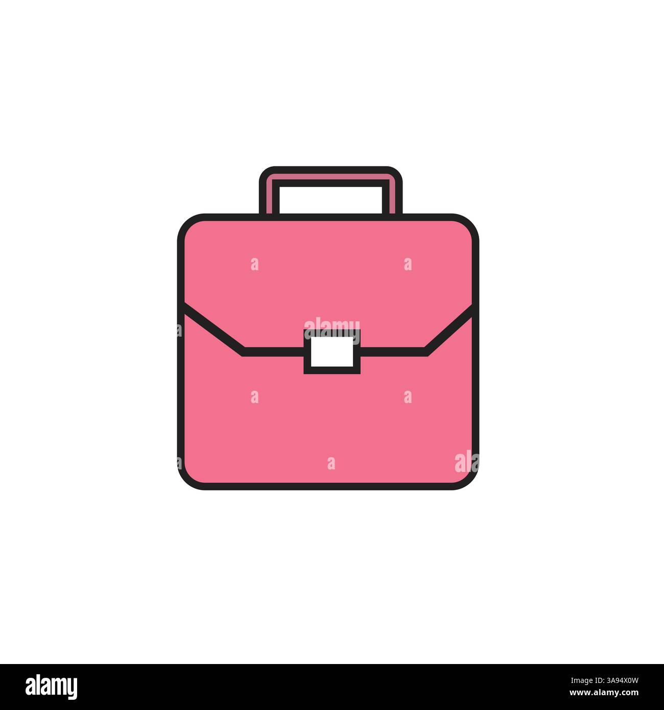 Flat briefcase icon symbol vector Illustration Stock Vector Image & Art ...