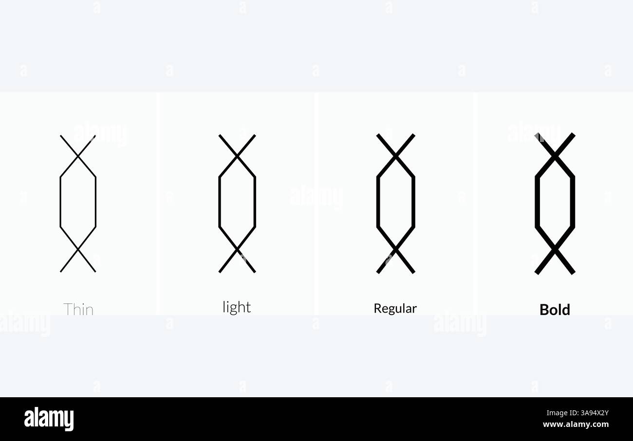 brackets angle icon.Thin, Light Regular And Bold style design isolated ...