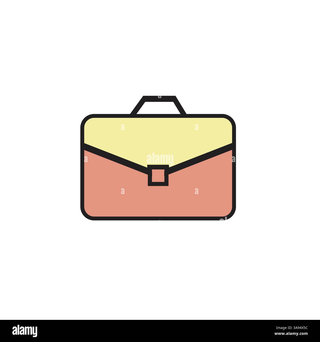 Flat briefcase icon symbol vector Illustration Stock Vector Image & Art ...