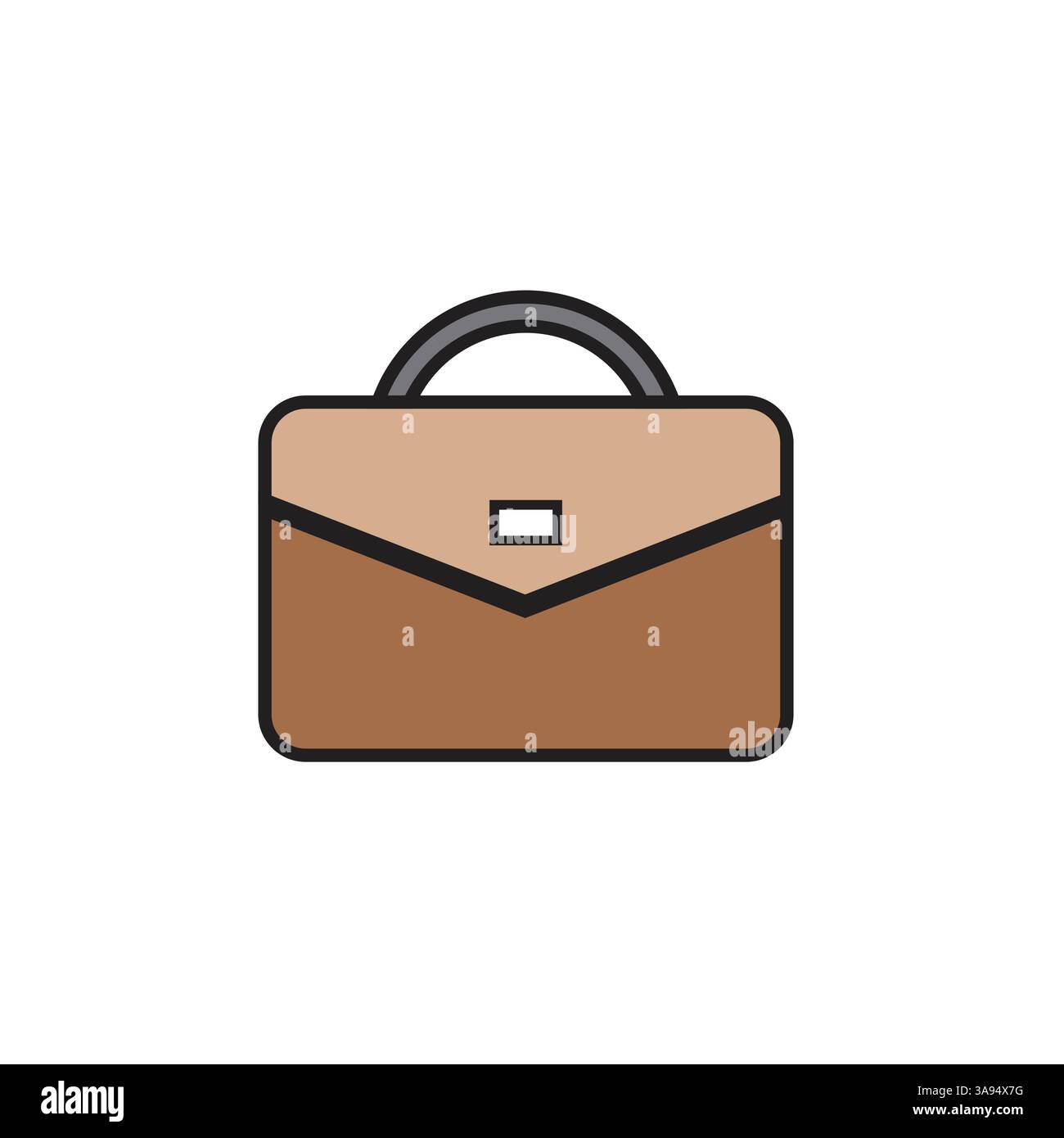 Flat briefcase icon symbol vector Illustration Stock Vector Image & Art ...