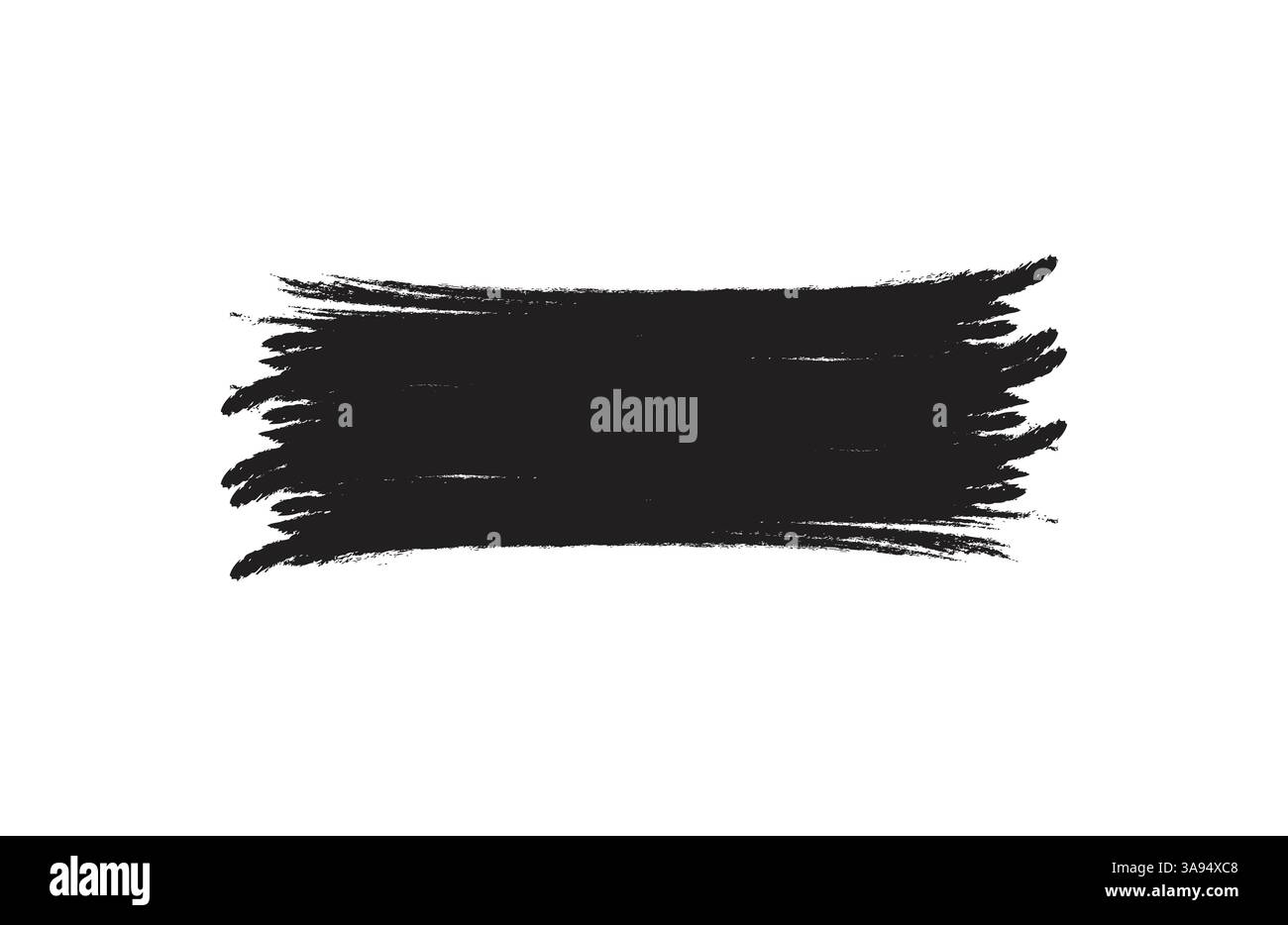 ink Brush line Collection . Grunge dry Stroke Stock Vector Image & Art ...