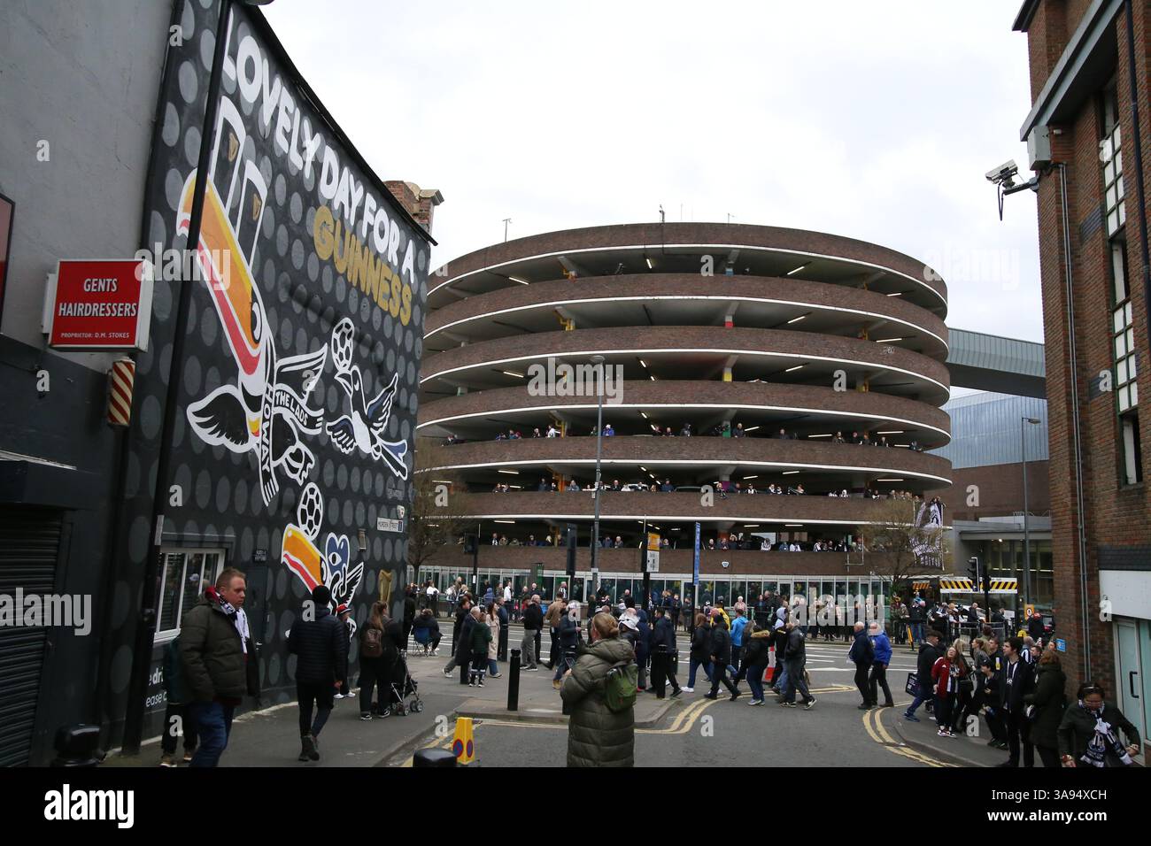 Newcastle Upon Tyne, UK. 29th Mar 2025. Newcastle Football Fans ...