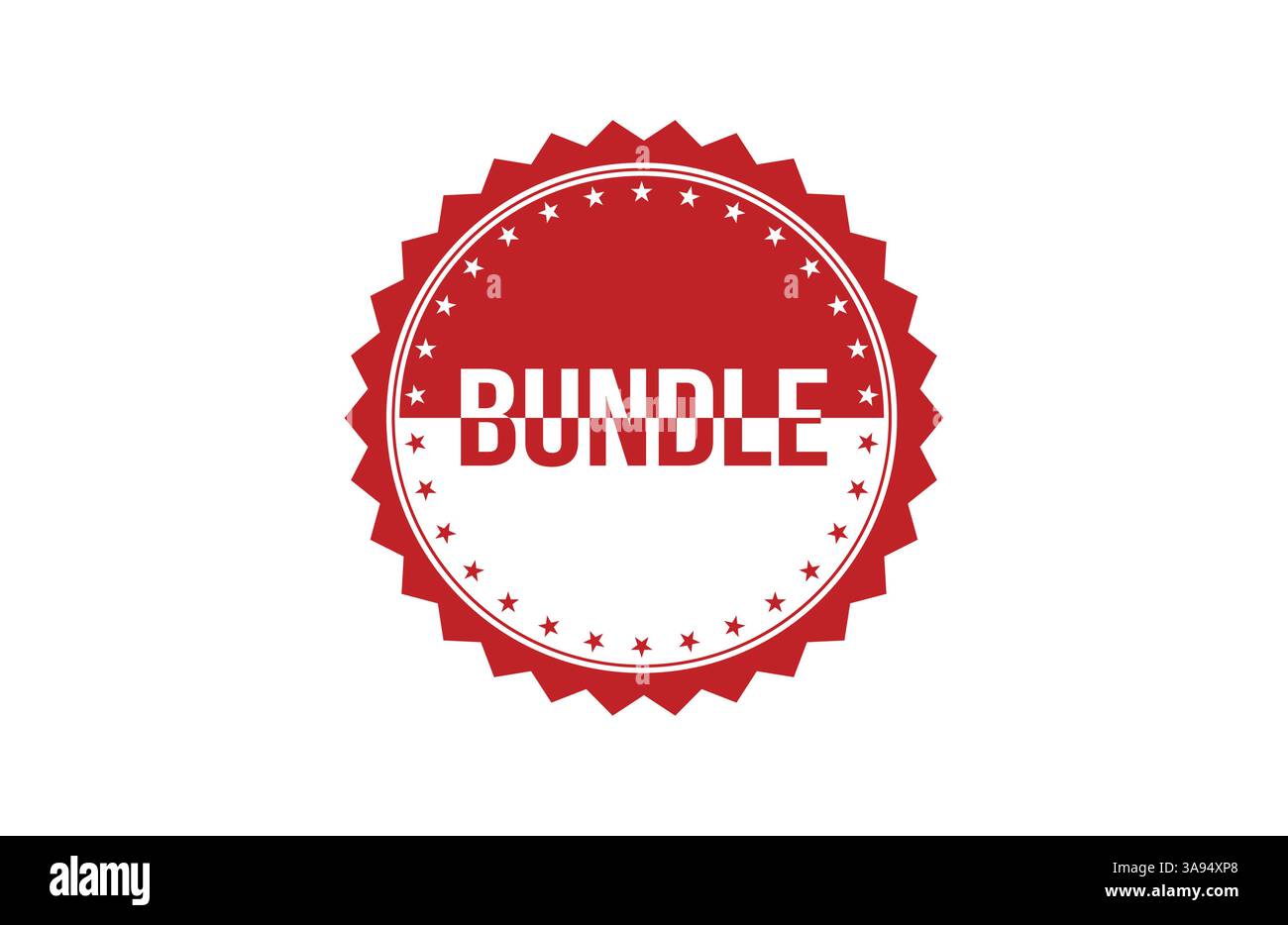 Bundle red ribbon label banner. Open available now sign or Bundle tag Stock Vector Image & Art ...