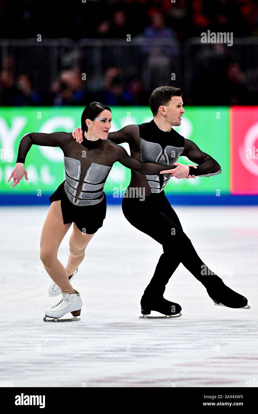 Boston, USA. 29th Mar 2025. Charlene GUIGNARD & Marco FABBRI (ITA ...