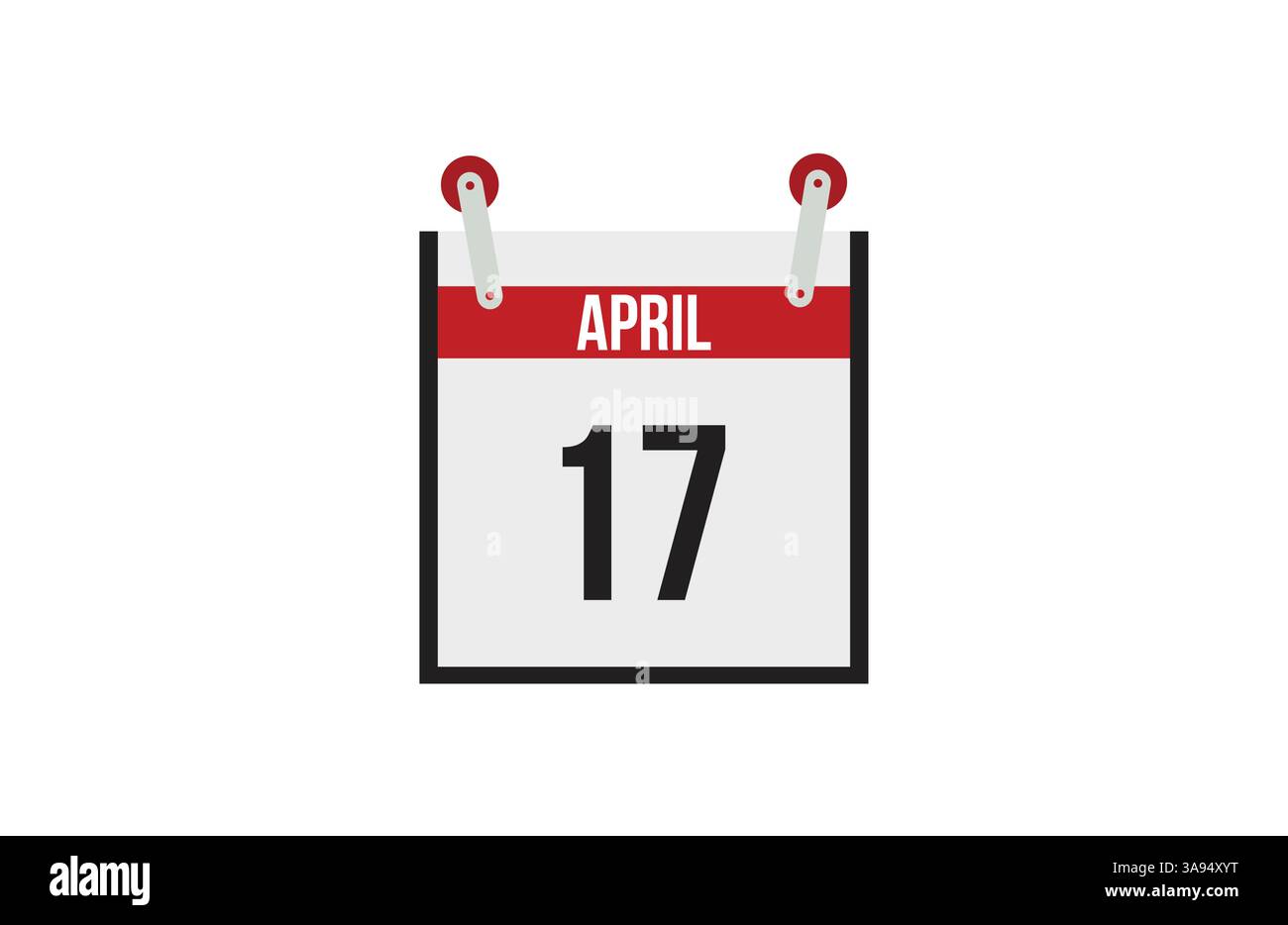 17 april calendar on hi-res stock photography and images - Alamy