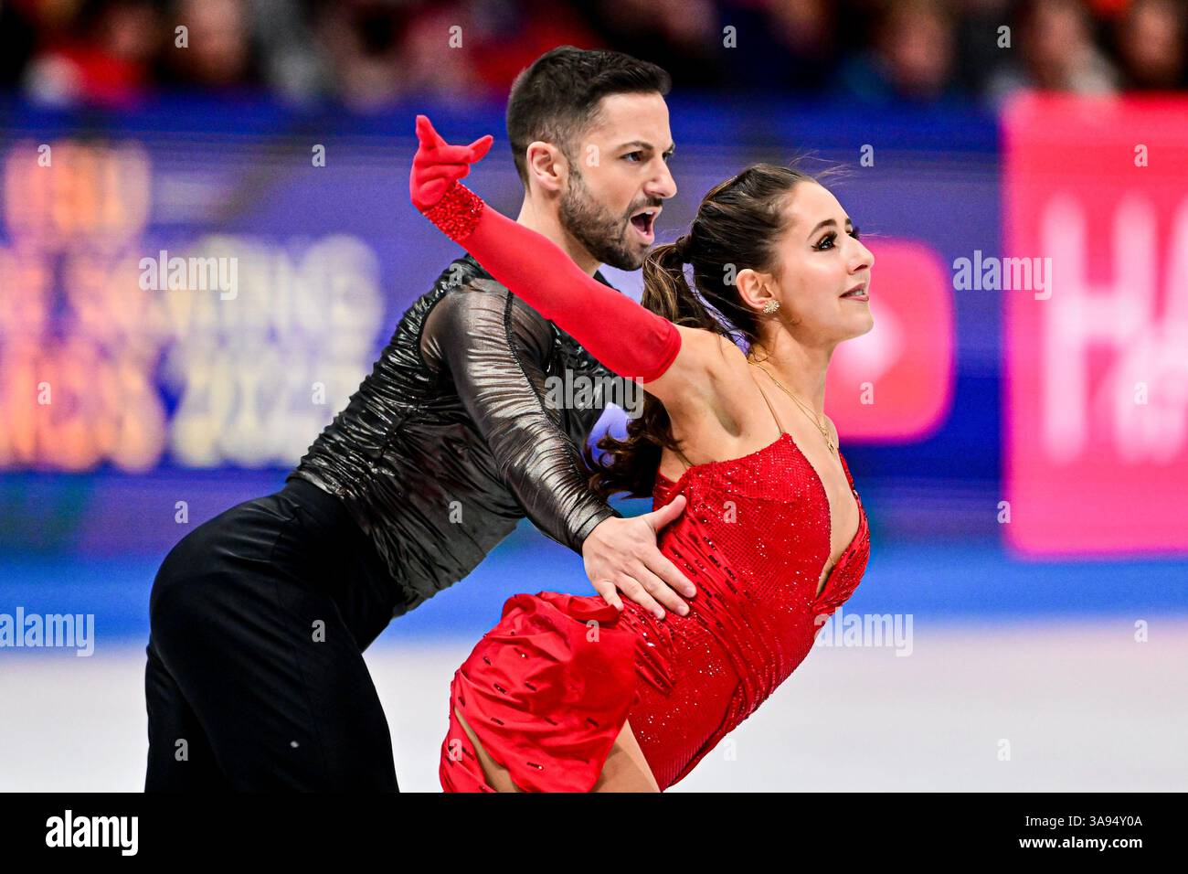 Boston, USA. 29th Mar 2025. Lilah FEAR & Lewis GIBSON (GBR), during Ice ...