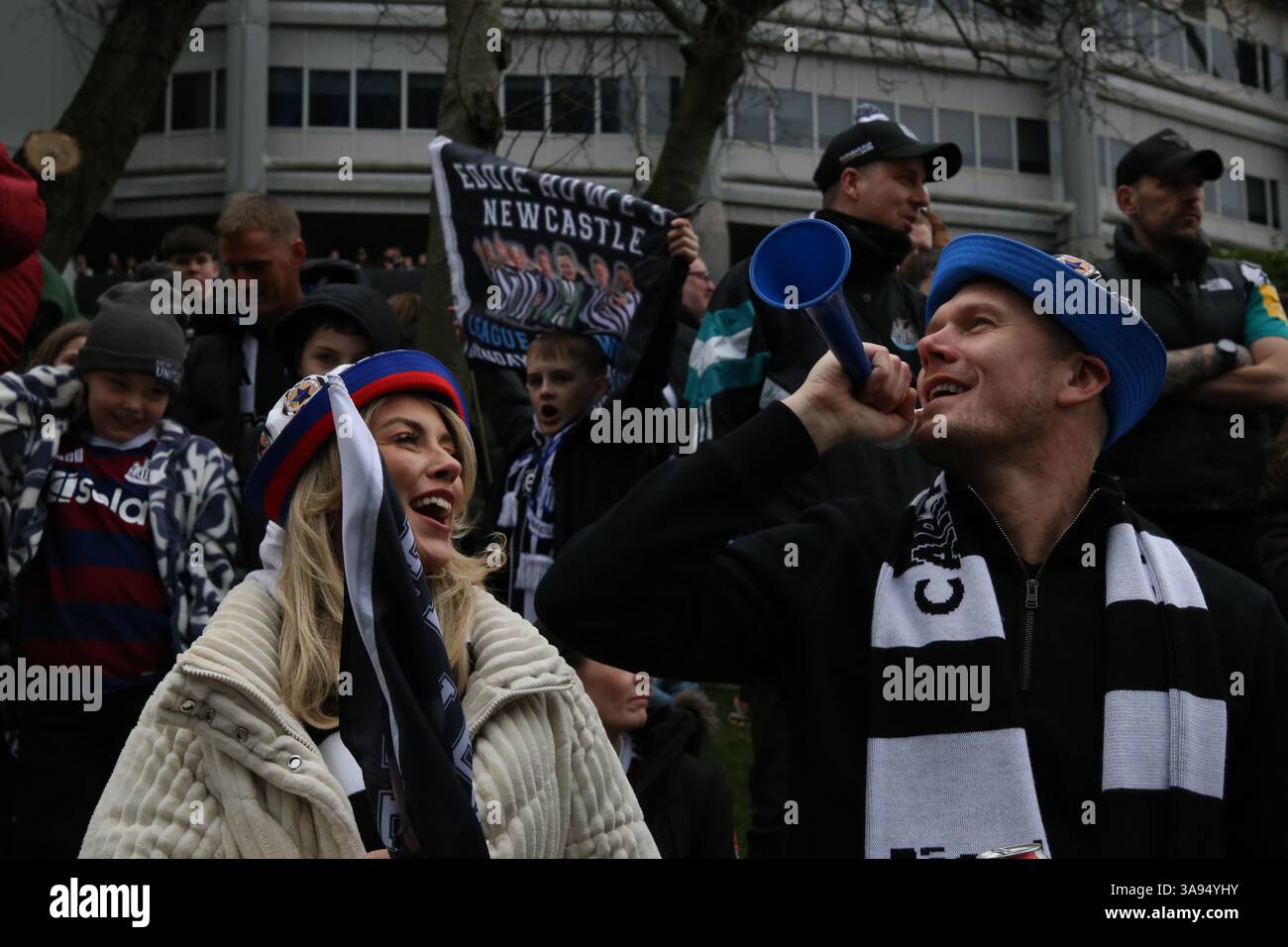 Newcastle Upon Tyne, UK. 29th Mar 2025. Newcastle Football Fans ...