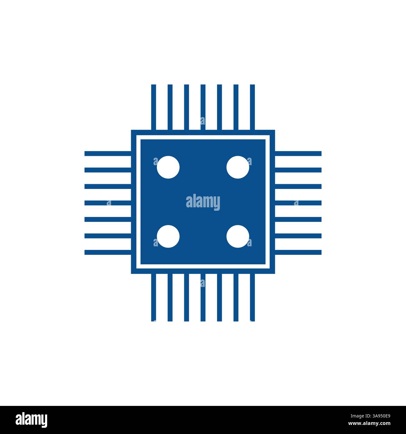 Flat chip icon symbol vector Illustration Stock Vector Image & Art - Alamy