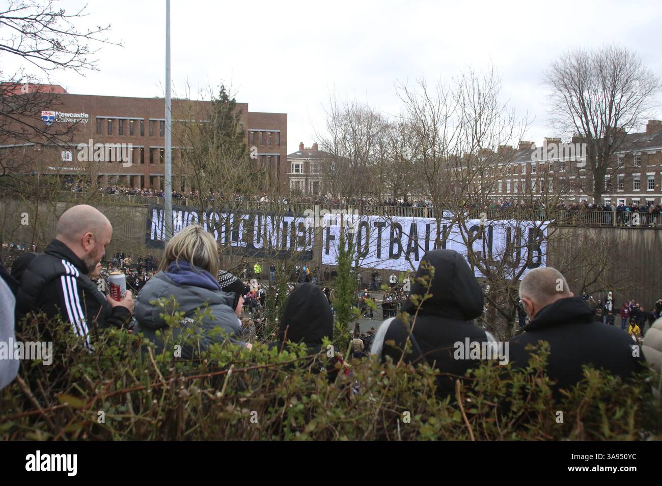 Newcastle Upon Tyne, UK. 29th Mar 2025. Newcastle Football Fans ...