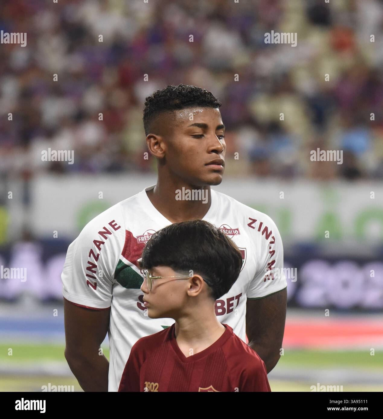 Hercules of Fluminense during the Campeonato Brasileiro football game ...