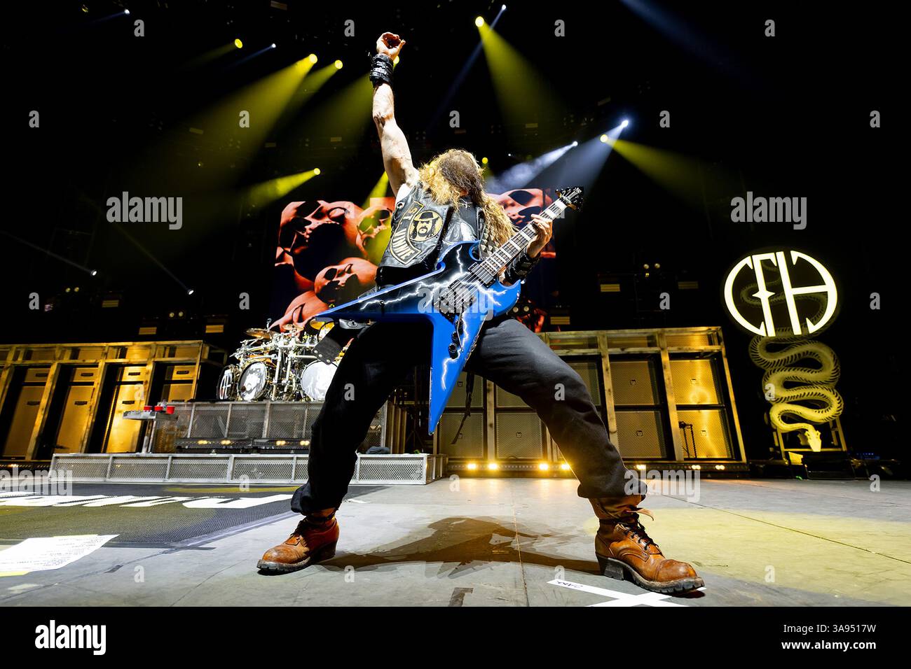 LONDON, ENGLAND: Pantera perform at Wembley Arena. Featuring: Zakk ...