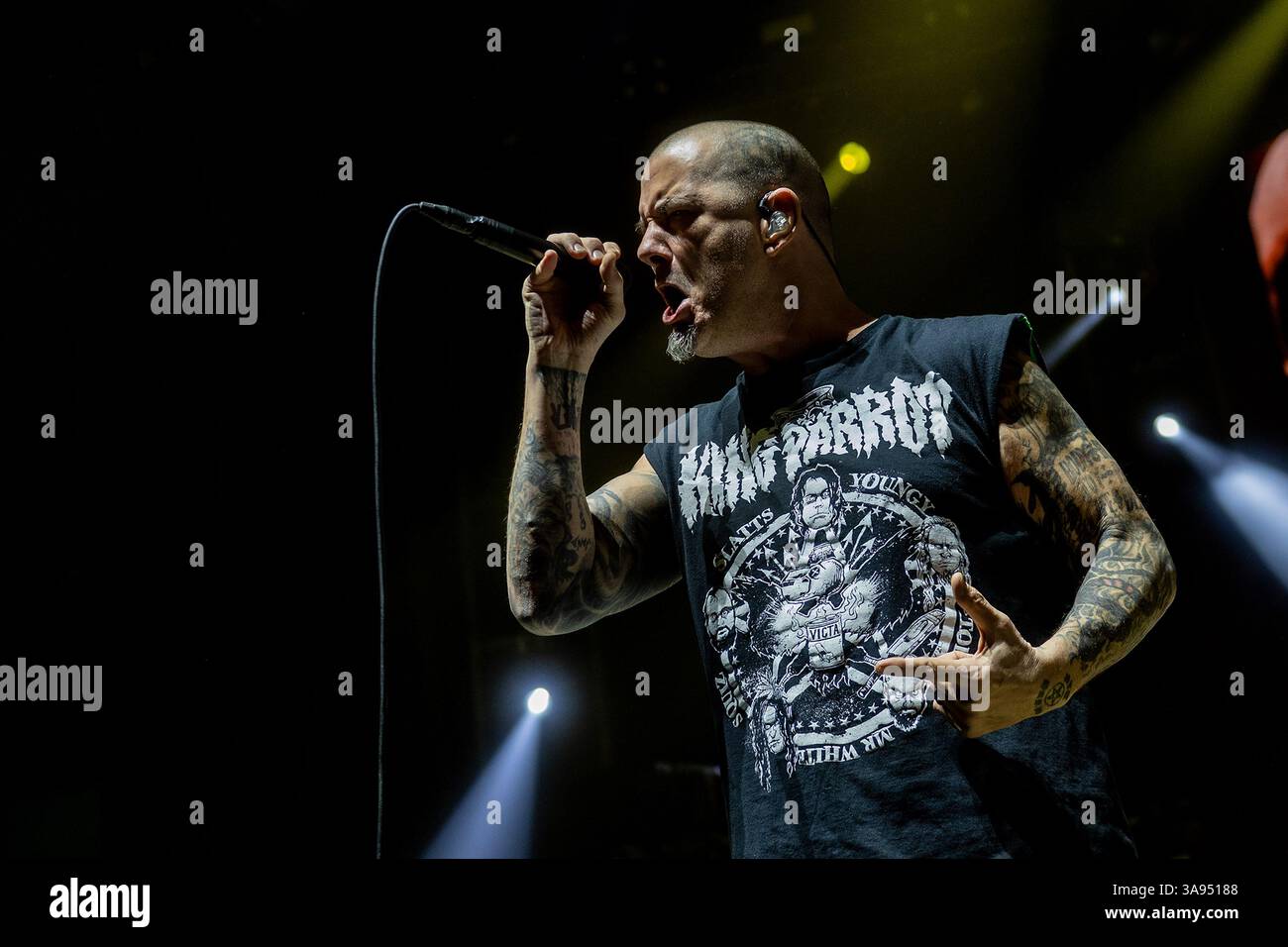 LONDON, ENGLAND: Pantera perform at Wembley Arena. Featuring: Phil ...