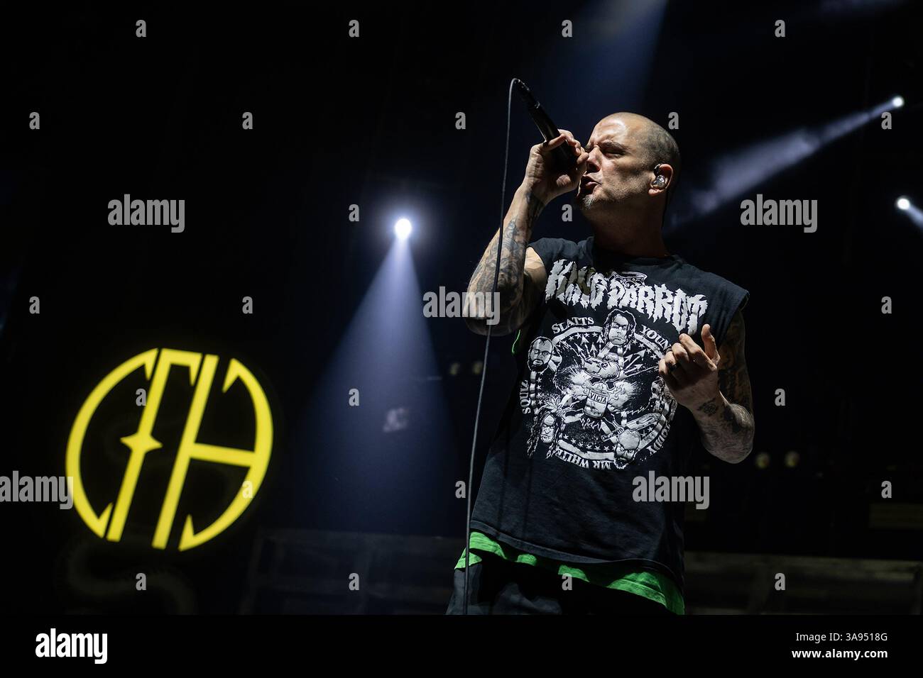 LONDON, ENGLAND: Pantera perform at Wembley Arena. Featuring: Phil ...