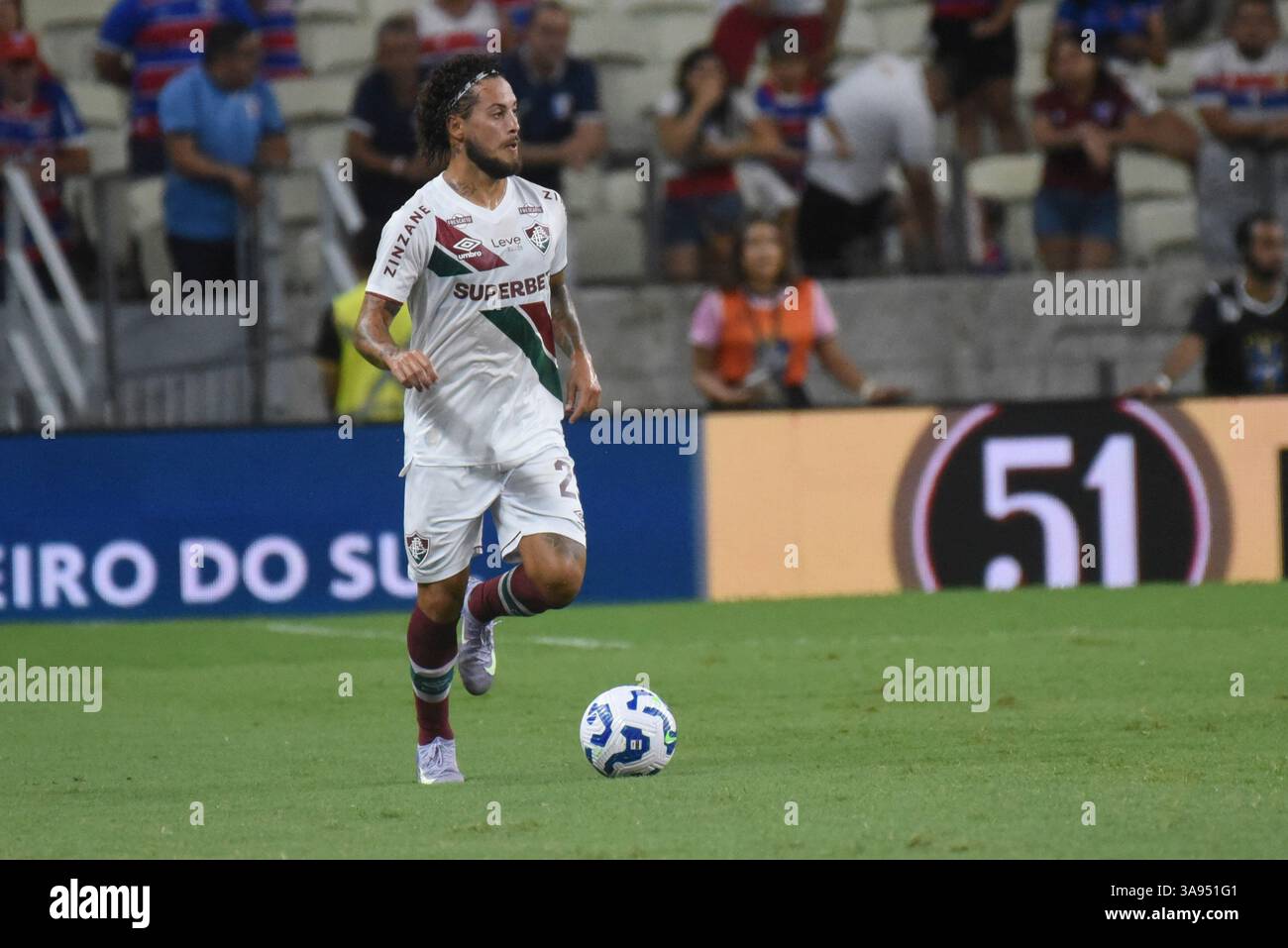 Fortaleza, Brazil. 29th Mar 2025. Guga of Fluminense during the ...