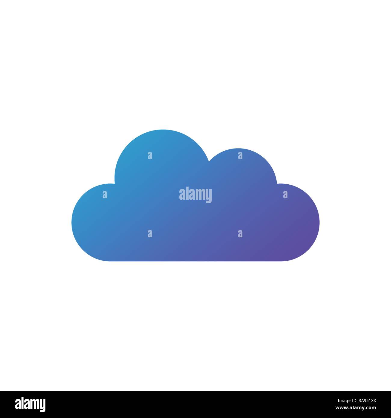Flat cloud icon symbol vector Illustration Stock Vector Image & Art - Alamy