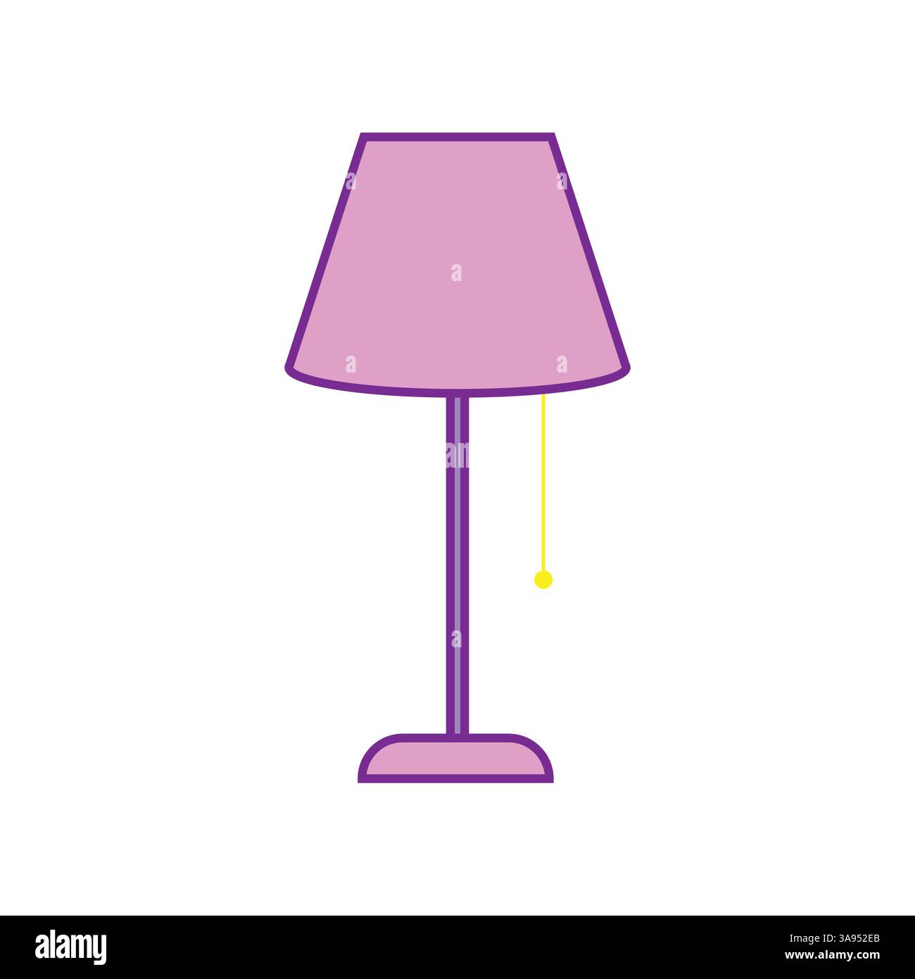 Flat desk lamp icon symbol vector Illustration Stock Vector Image & Art ...