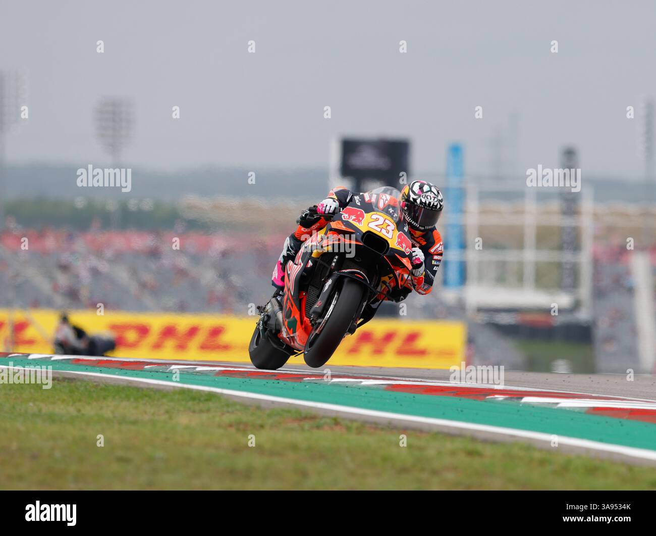 Luca Marini rides in the free practice ahead of the Motorcycle Grand ...