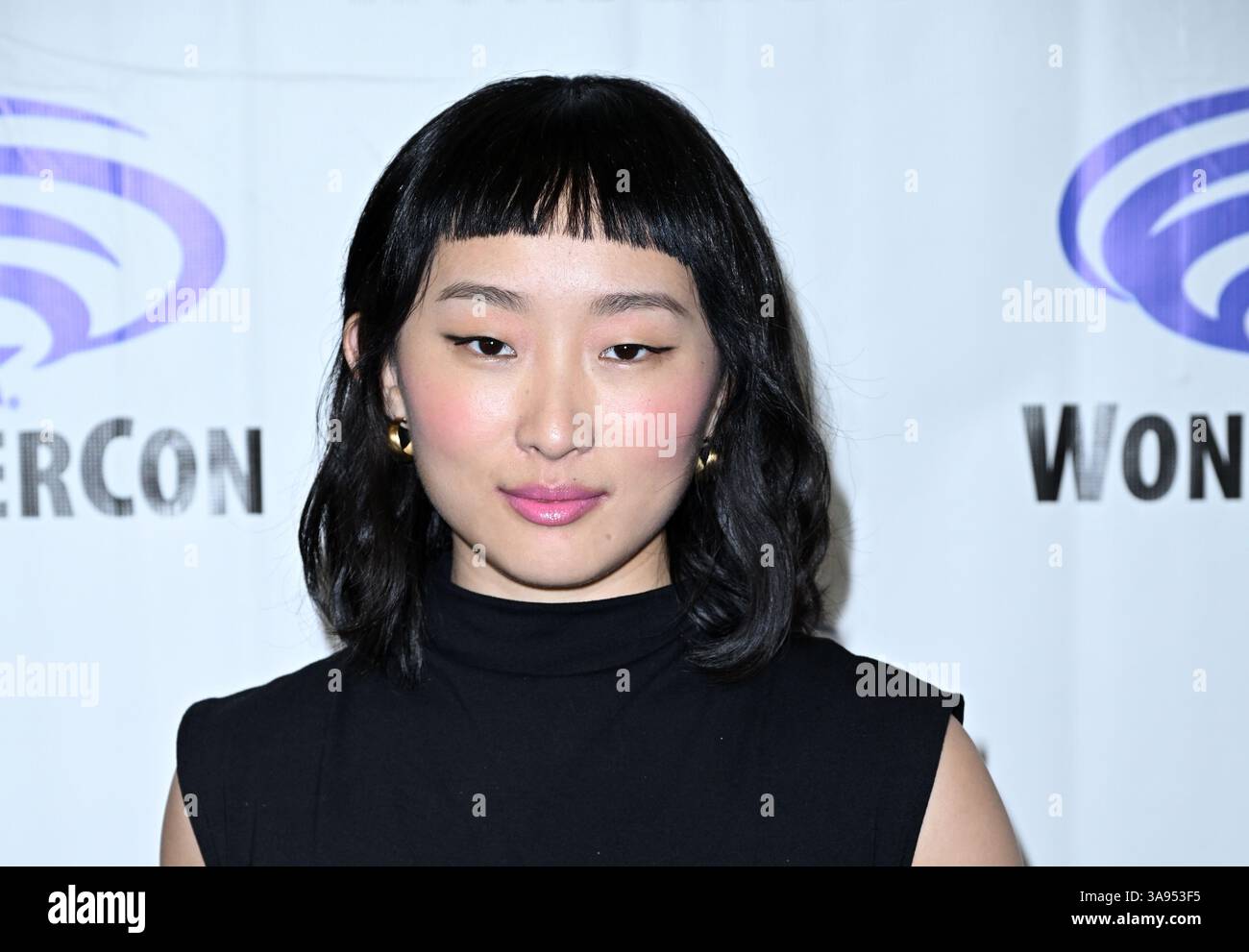 Anaheim, USA. 29th Mar, 2025. Ji-young Yoo arriving at WonderCon 2025 ...