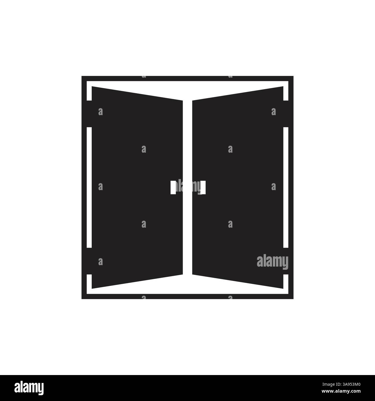 Flat door icon symbol vector Illustration Stock Vector Image & Art - Alamy