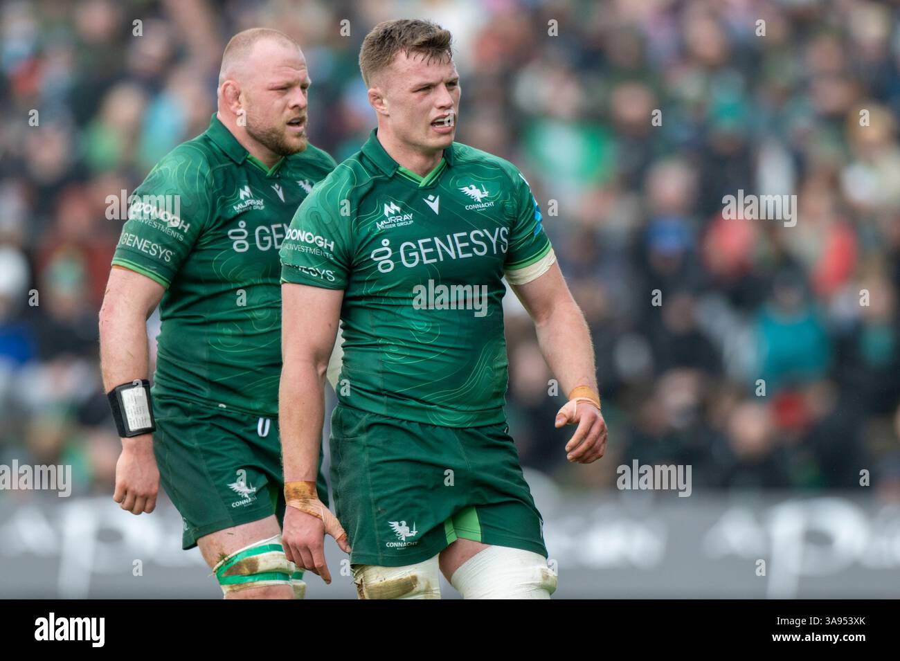 Castlebar, Ireland. 29th Mar, 2025. Cian Prendergast of Connacht and ...