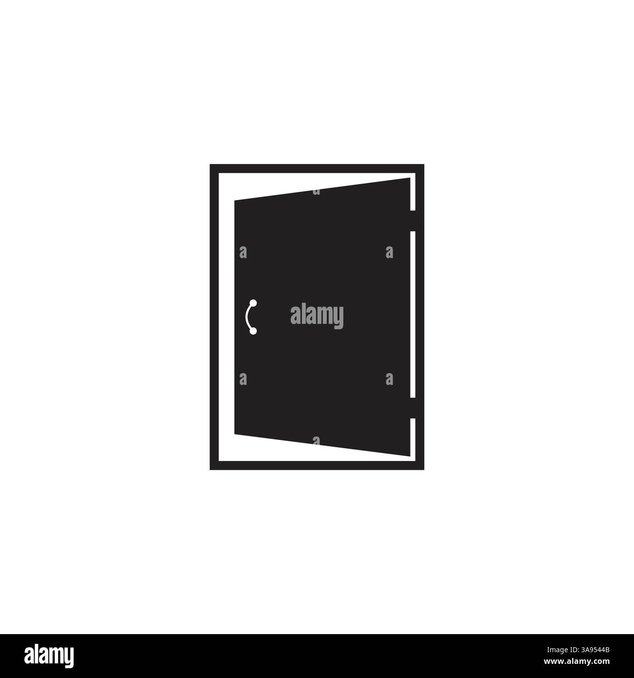 Flat door icon symbol vector Illustration Stock Vector Image & Art - Alamy