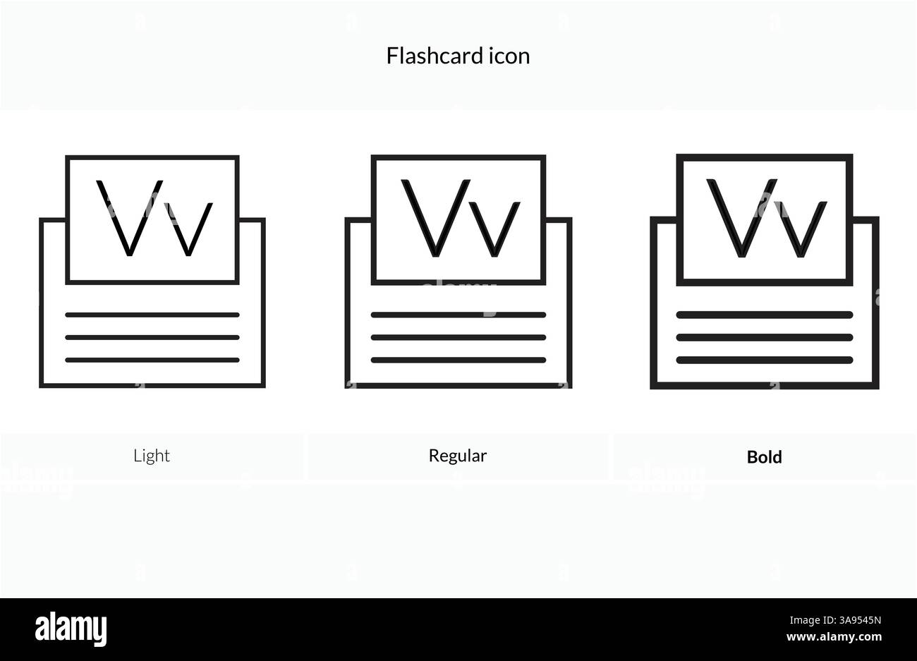 Flashcard icon. words with the letter v for kids learning English ...